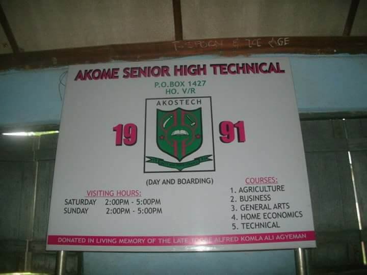 Akome Senior High Technical School 2022 Online Admission Process