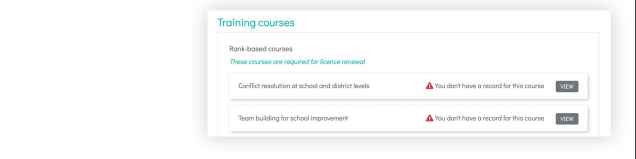 How to use the Dashboard on the NTC Teachers' Portal